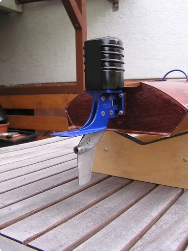 Outboard Canopy XL f. 3.5 K & B Outboard retro look BLUE