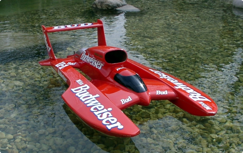 T-4 Twin Wing Hydroplane MS 1:10 Kohlefaser&Aramid